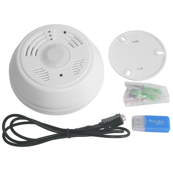 Smoke Detector Hidden Camera - 4K, DVR, Night Vision | SpyGuy